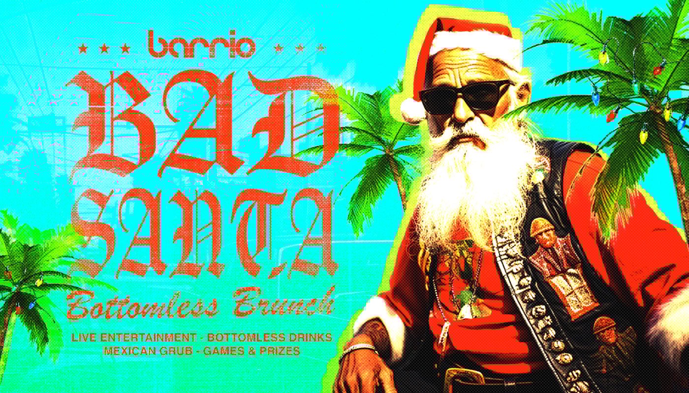 Bad Santa Festive Bottomless Brunch at Barrio
